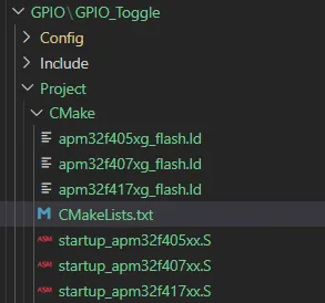 使用CMake构建APM32工程 - 极海开发者社区